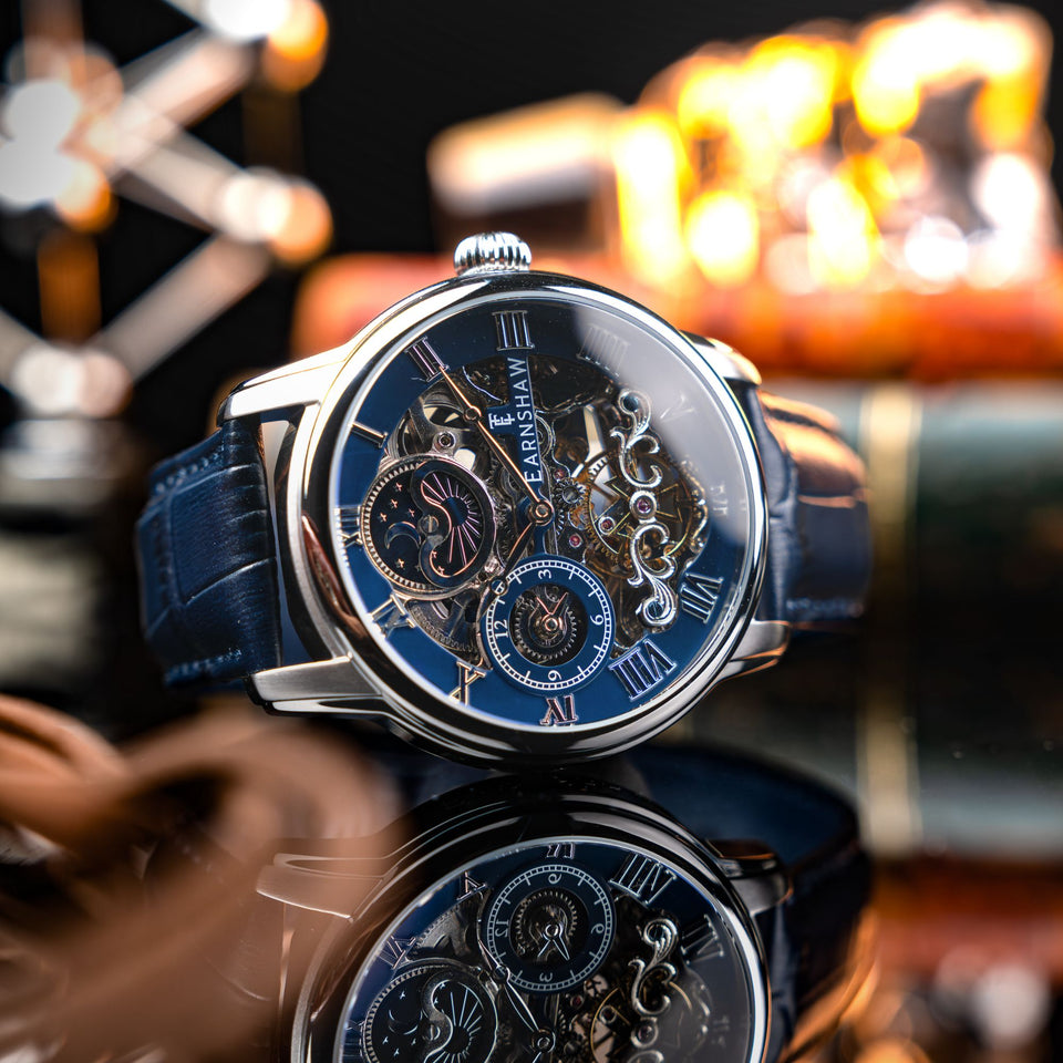 True Blue | Longitude Automatic Skeleton – Thomas Earnshaw