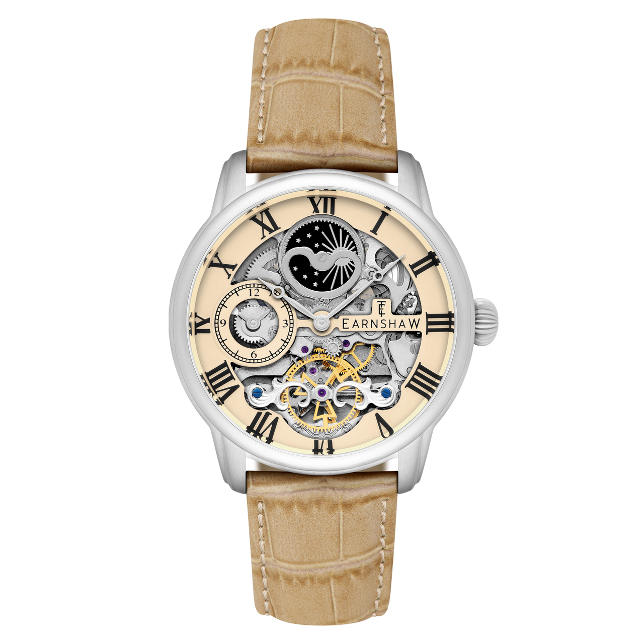 Chicory Brown | Longitude Automatic Skeleton – Thomas Earnshaw